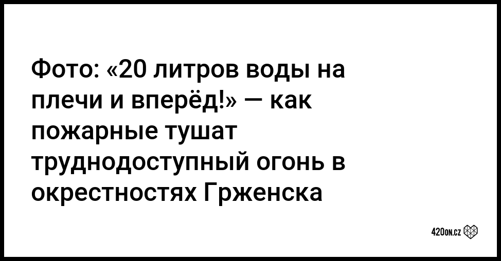 Фото: «20 литров воды на плечи и вперёд!» — как пожарные тушат труднодоступный огонь в ...