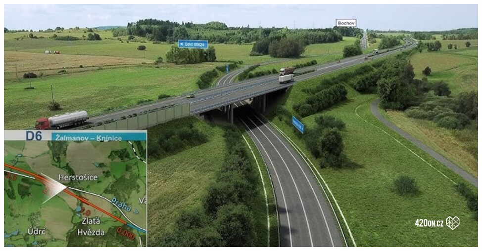 В следующем году в Чехии начнется строительство двух участков трассы D6 | 420on.cz