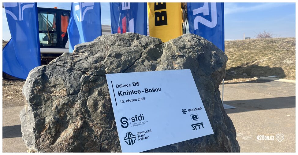 Началось строительство очередного участка D6 между Карловыми Варами и Прагой | 420on.cz
